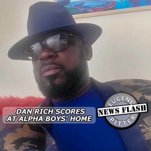 Dan Rich scores at Alpha Boys’ Home